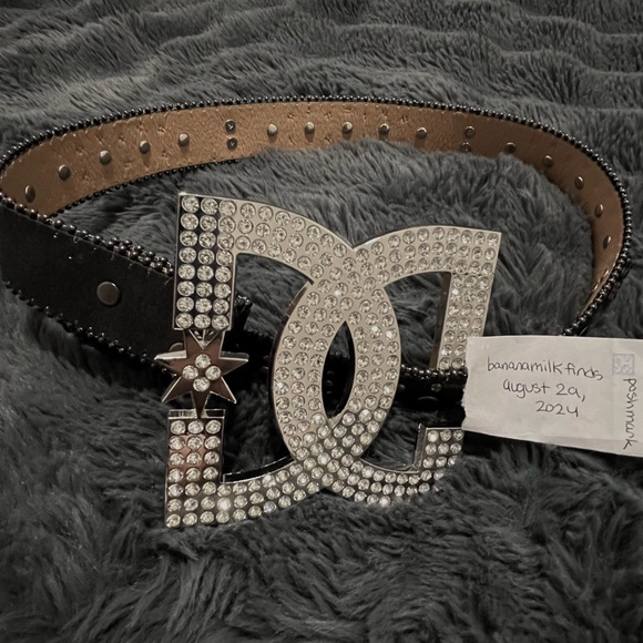 DC | Accessories | Dc Shoes Rhinestone Belt Buckle | Poshmark